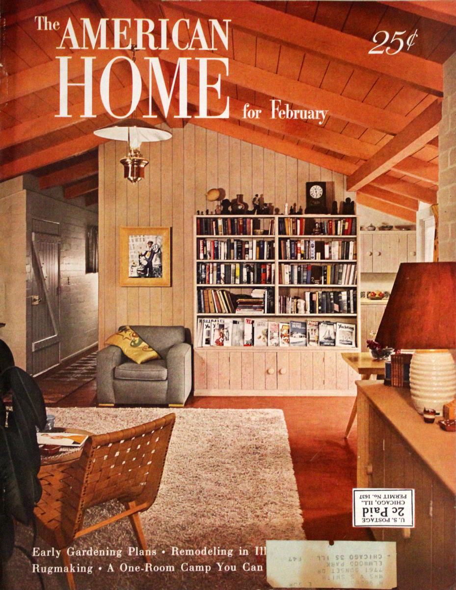 American Home Magazine 1950 1950s UK Woman And Home Magazine Cover