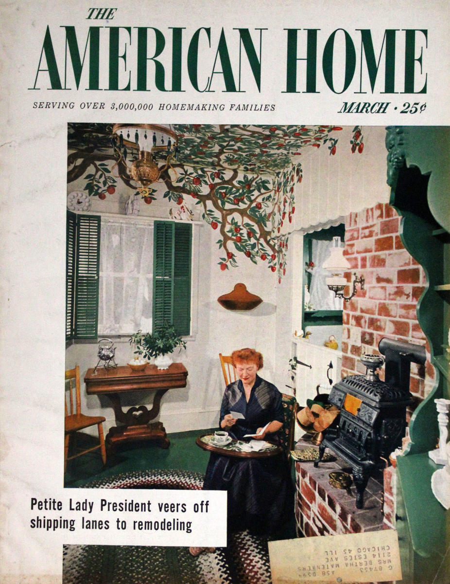 American Home Magazine 1950 1950s UK Woman And Home Magazine Cover