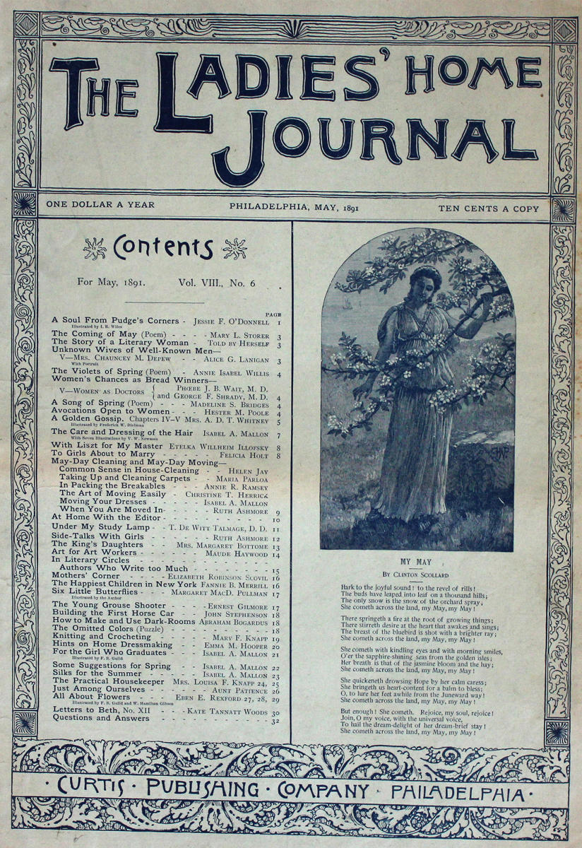 Ladies' Home Journal | May 1891 at Wolfgang's