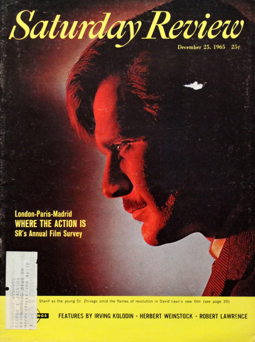 The Saturday Review | December 25, 1965 at Wolfgang's