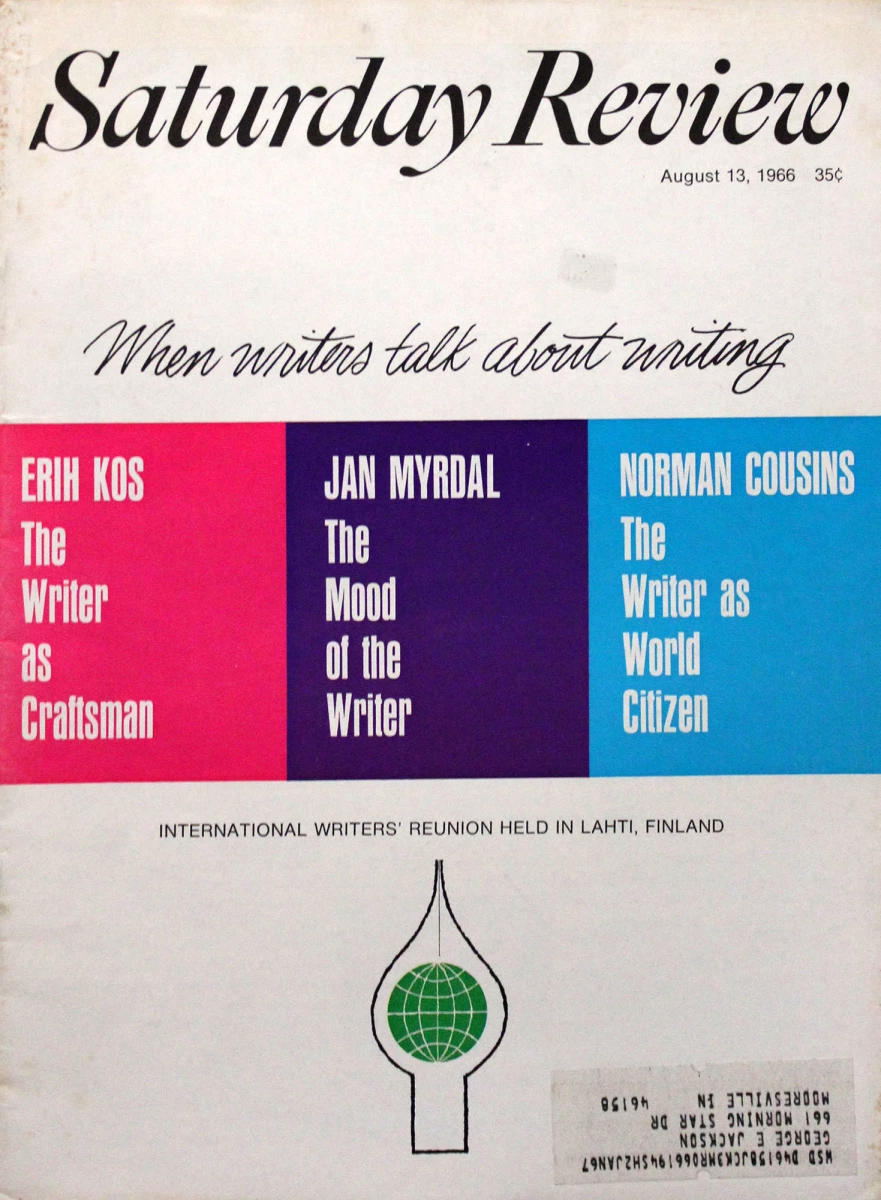 The Saturday Review | August 13, 1966 at Wolfgang's