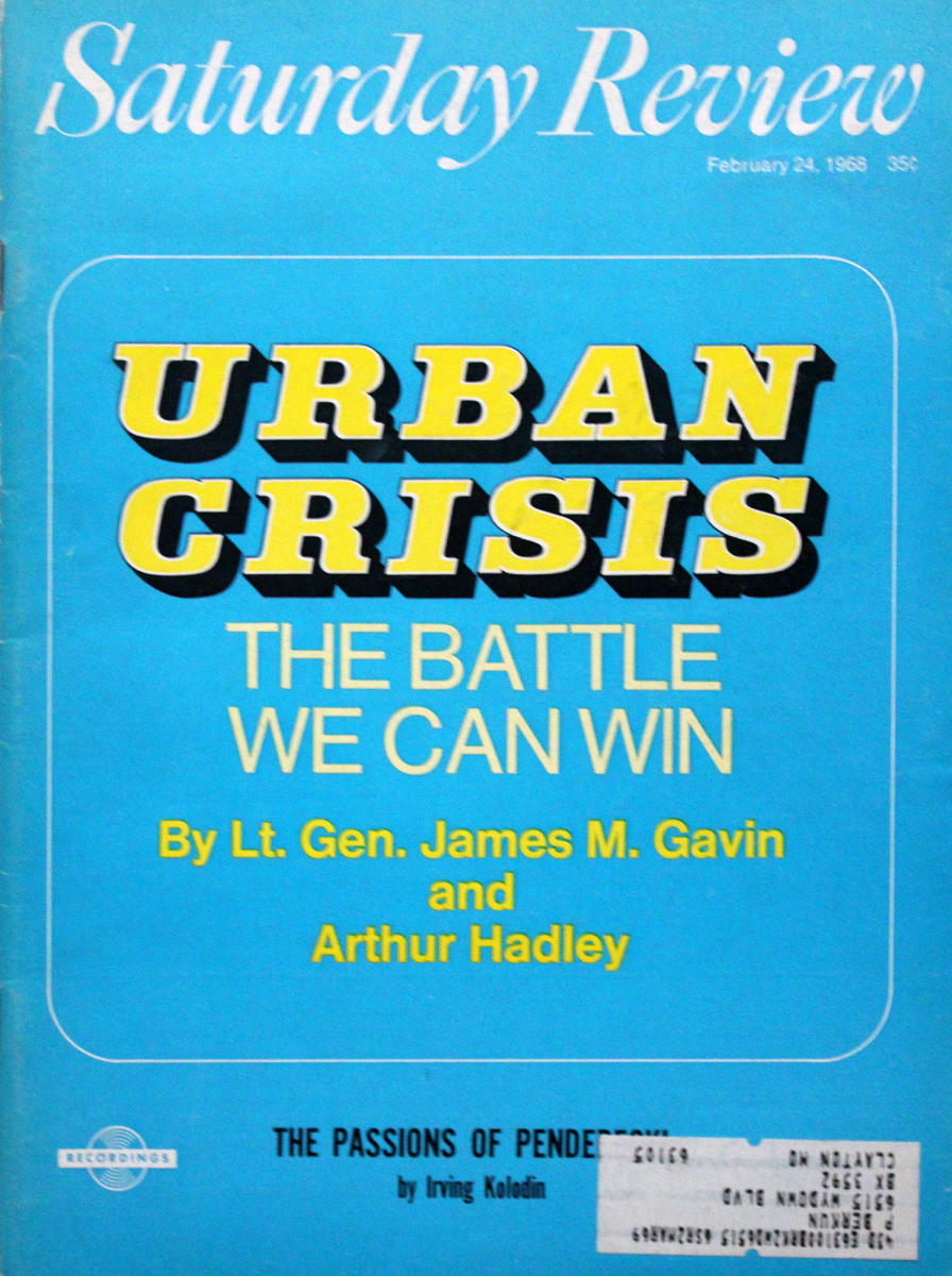 The Saturday Review | February 24, 1968 at Wolfgang's