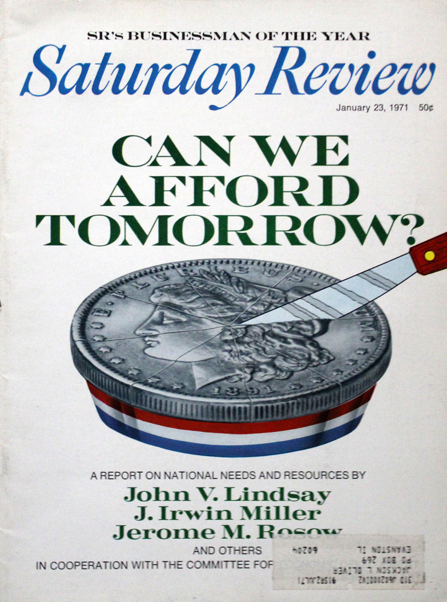 The Saturday Review | January 23, 1971 at Wolfgang's