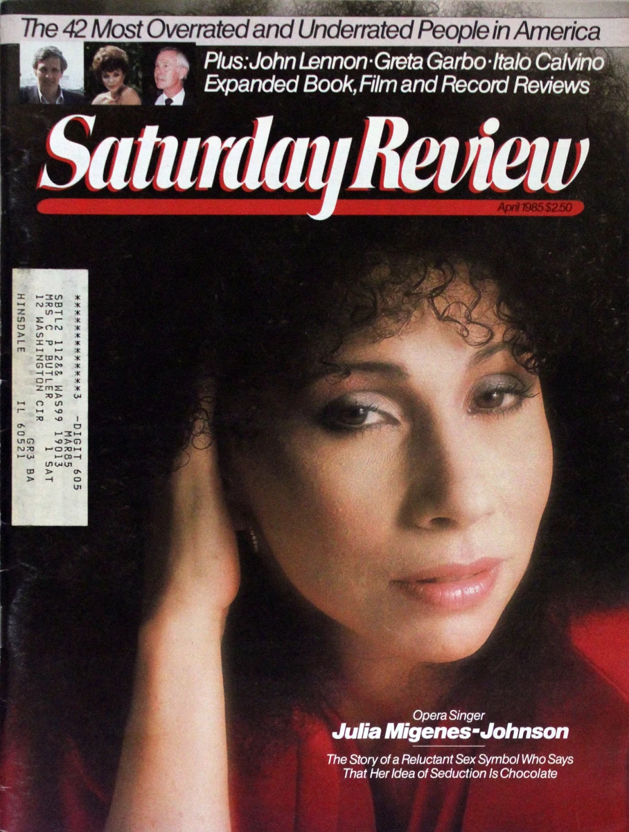 The Saturday Review | April 1985 at Wolfgang's