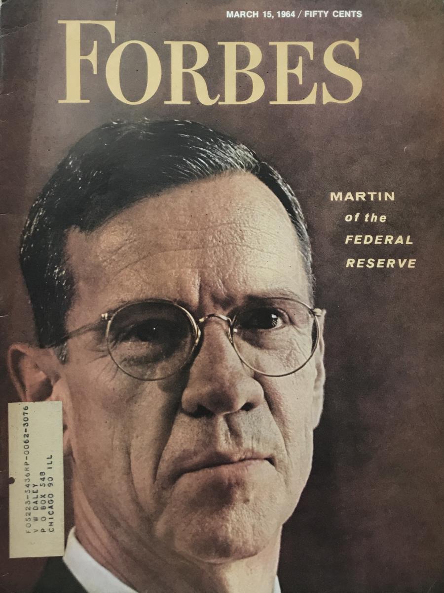 Forbes | March 15, 1964 at Wolfgang's