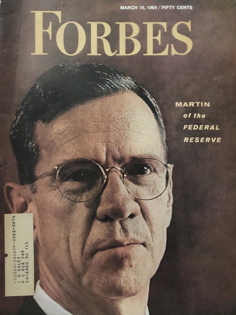 Forbes | March 15, 1964 at Wolfgang's