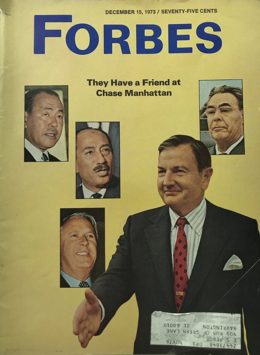 Forbes | December 15, 1973 at Wolfgang's