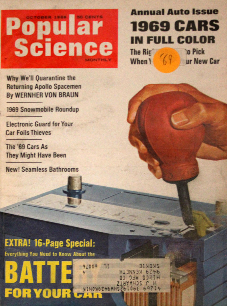 Popular Science | October 1968 at Wolfgang's