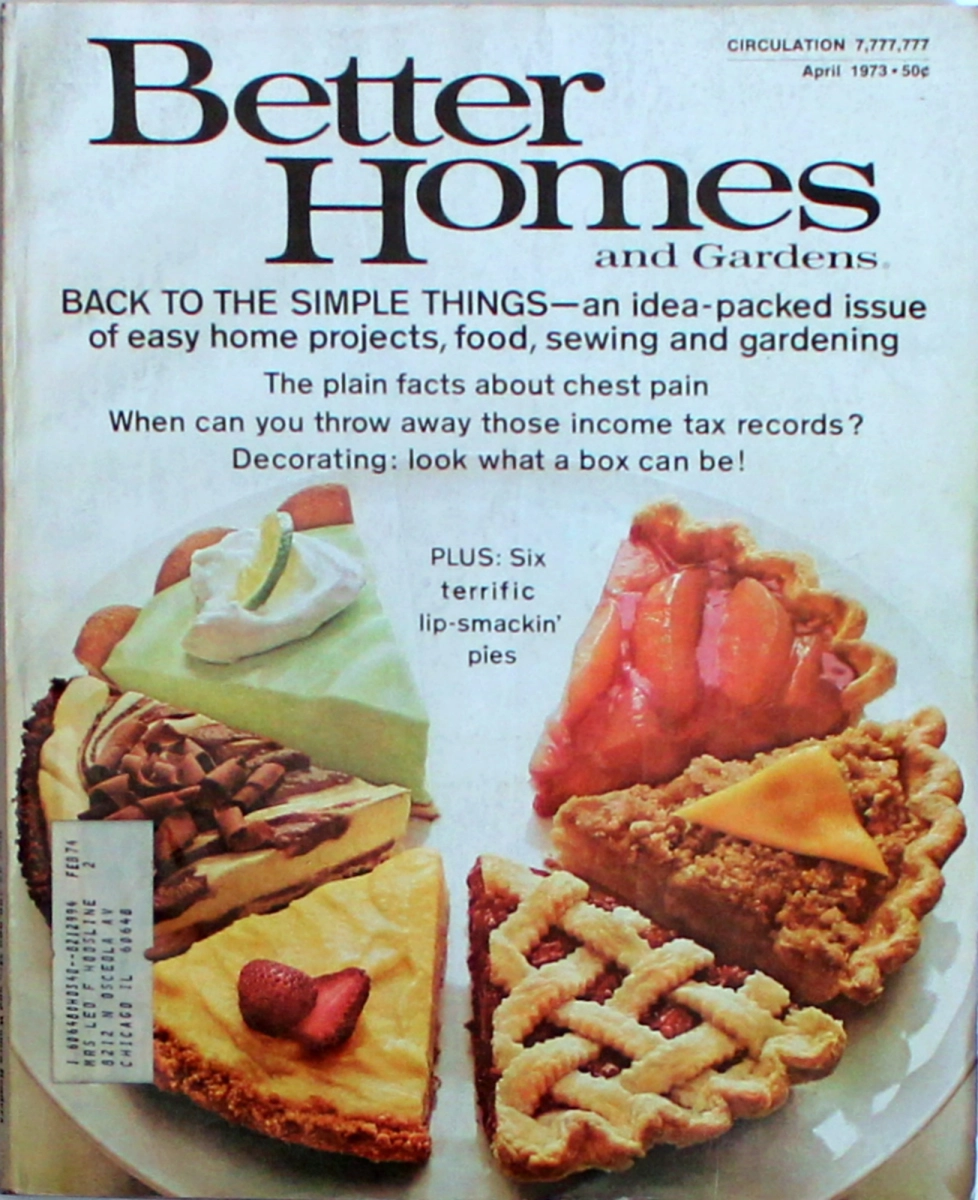 Better Homes And Gardens | April 1973 at Wolfgang's