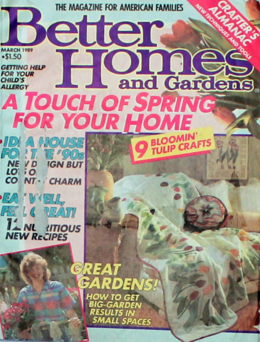 Better Homes And Gardens March 1989 At Wolfgangs