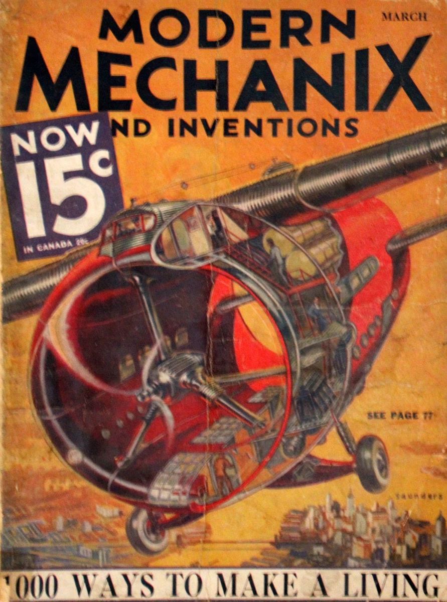 Modern Mechanics And Inventions | March 1933 at Wolfgang's