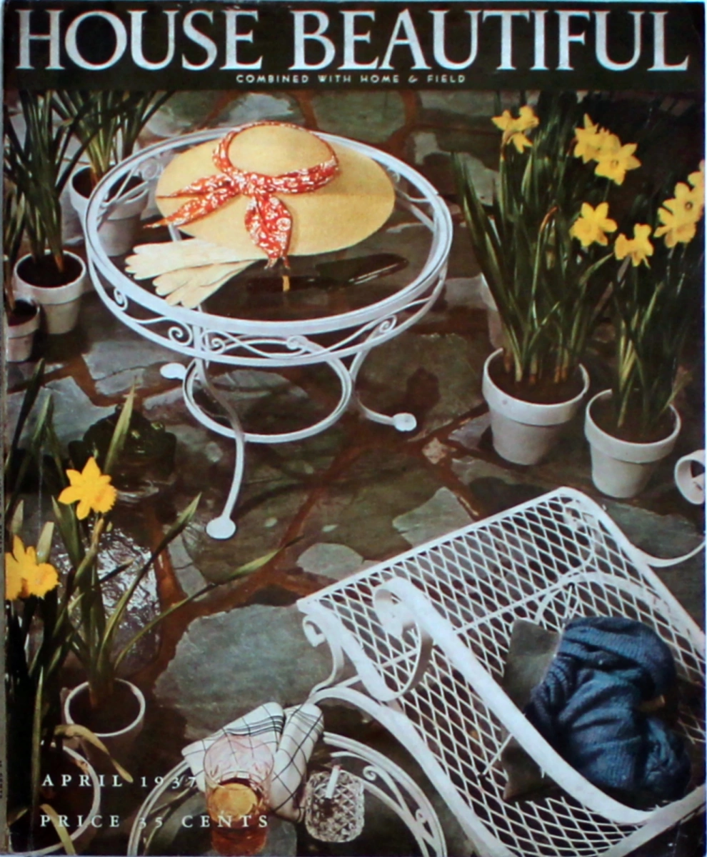 House Beautiful Combined With Home & Field | April 1937 at Wolfgang's