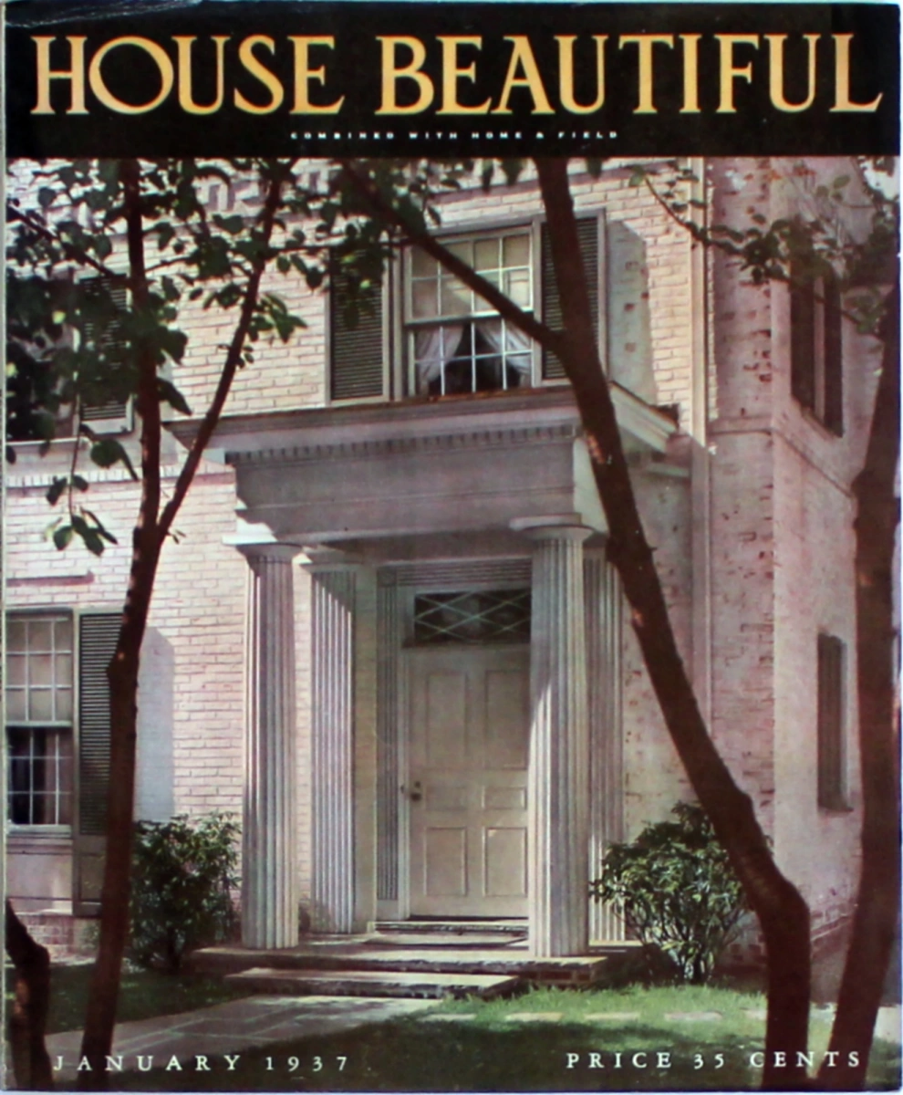 House Beautiful Combined With Home & Field | January 1937 at Wolfgang's