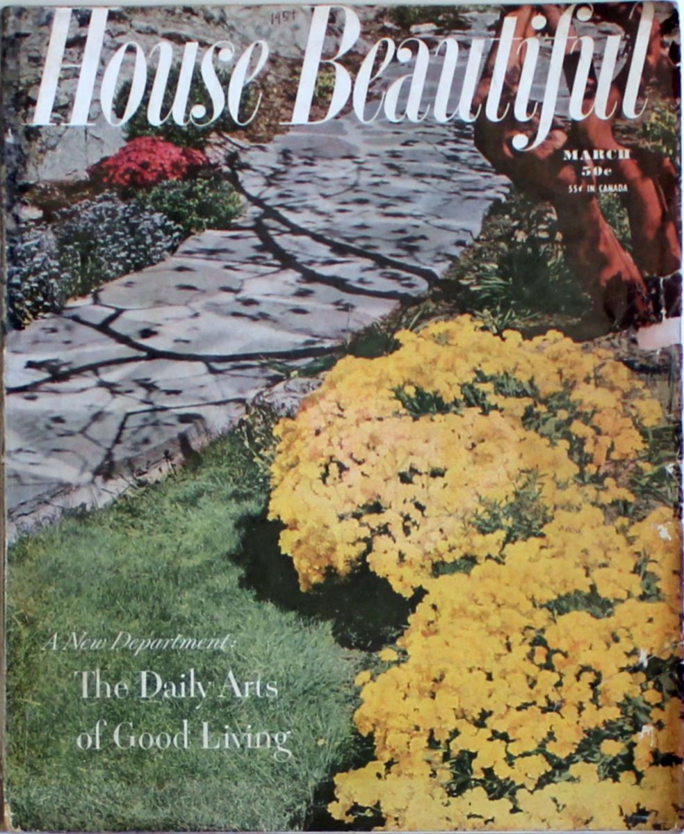 House Beautiful | March 1951 at Wolfgang's