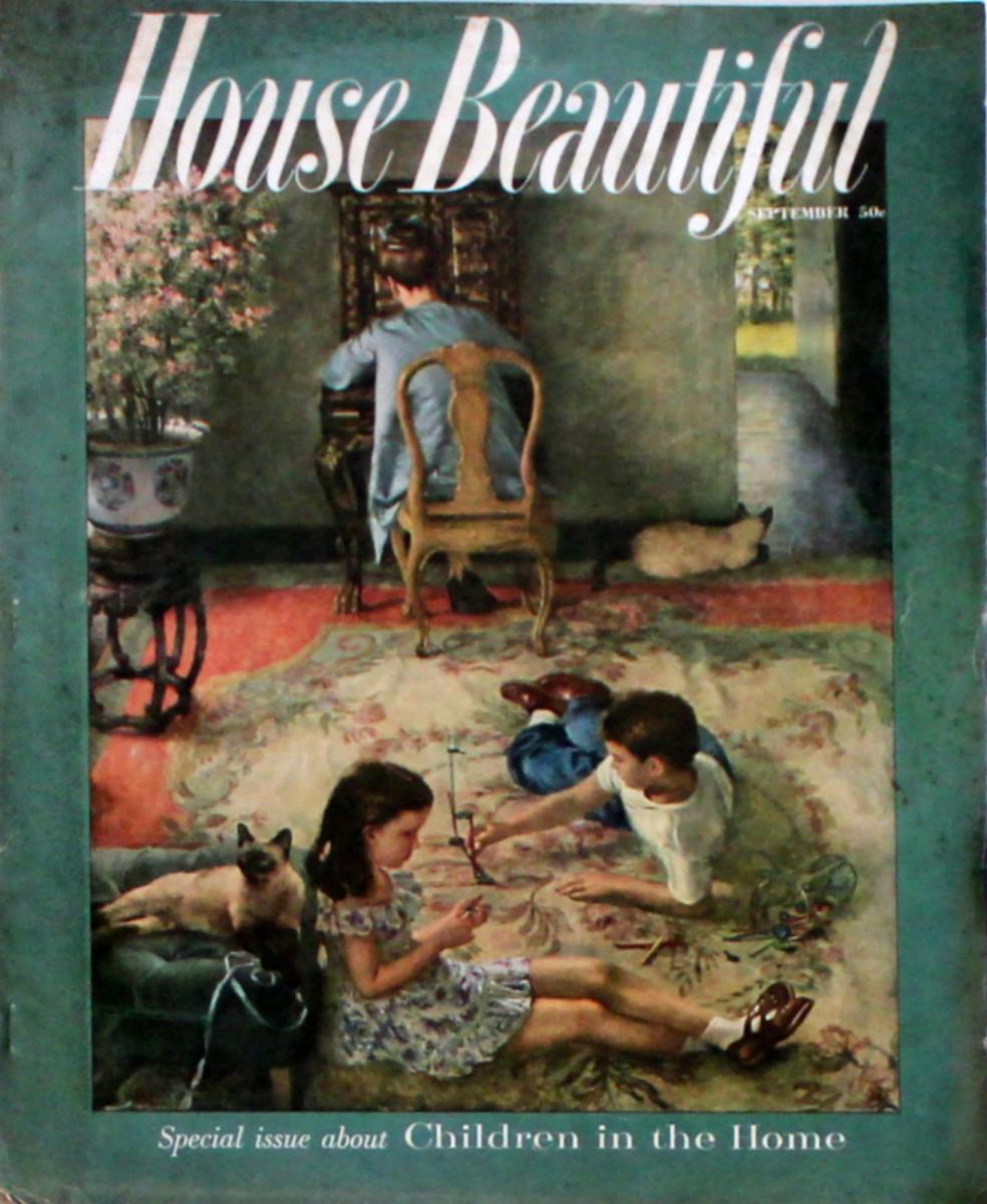 House Beautiful | September 1955 at Wolfgang's