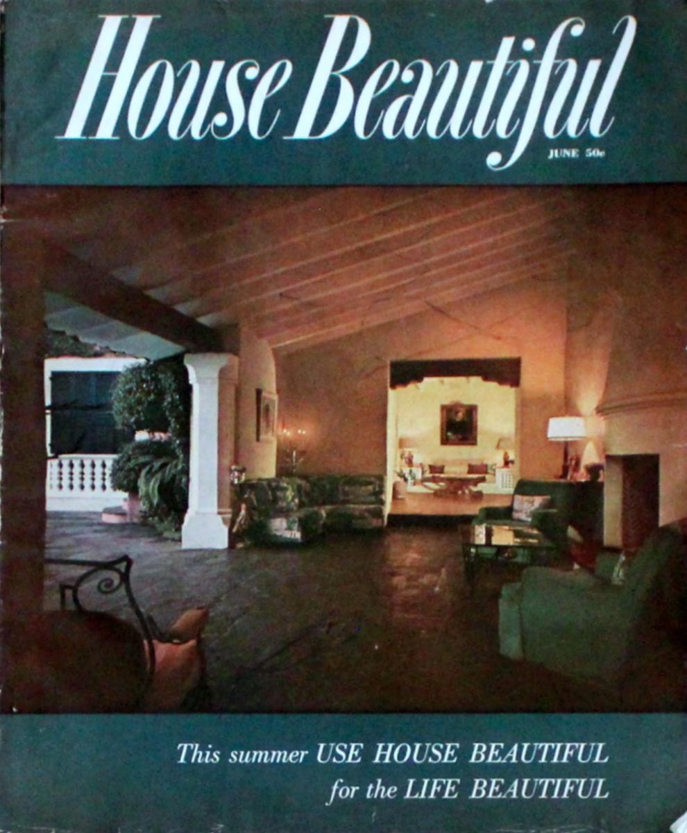 House Beautiful | June 1955 at Wolfgang's