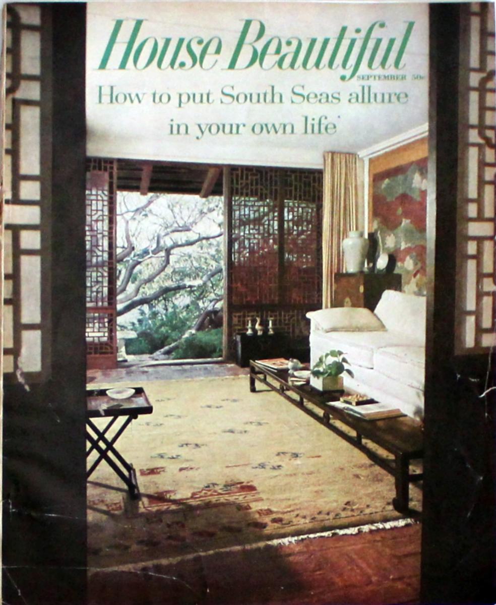 House Beautiful | September 1958 at Wolfgang's