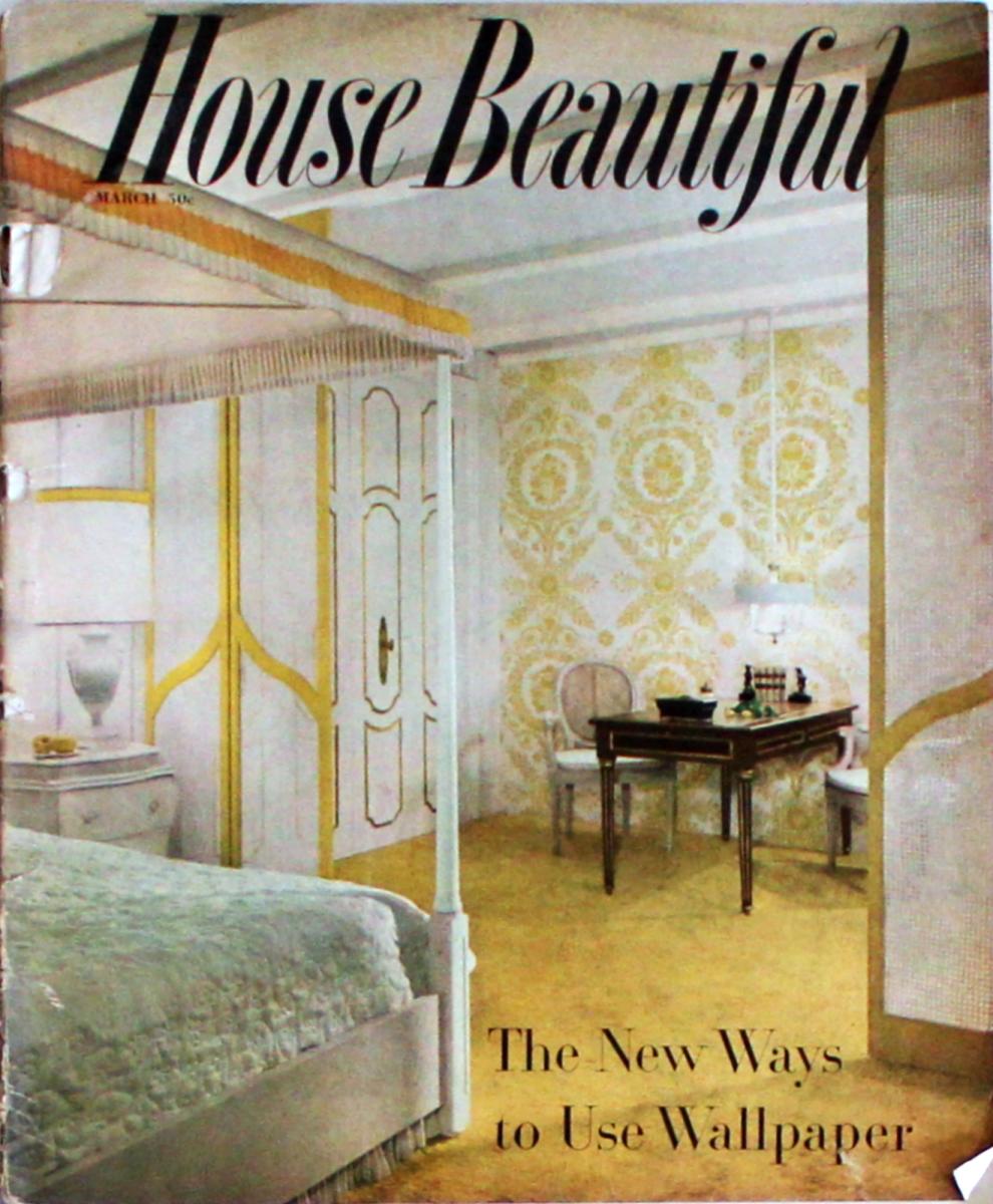 House Beautiful | March 1958 at Wolfgang's