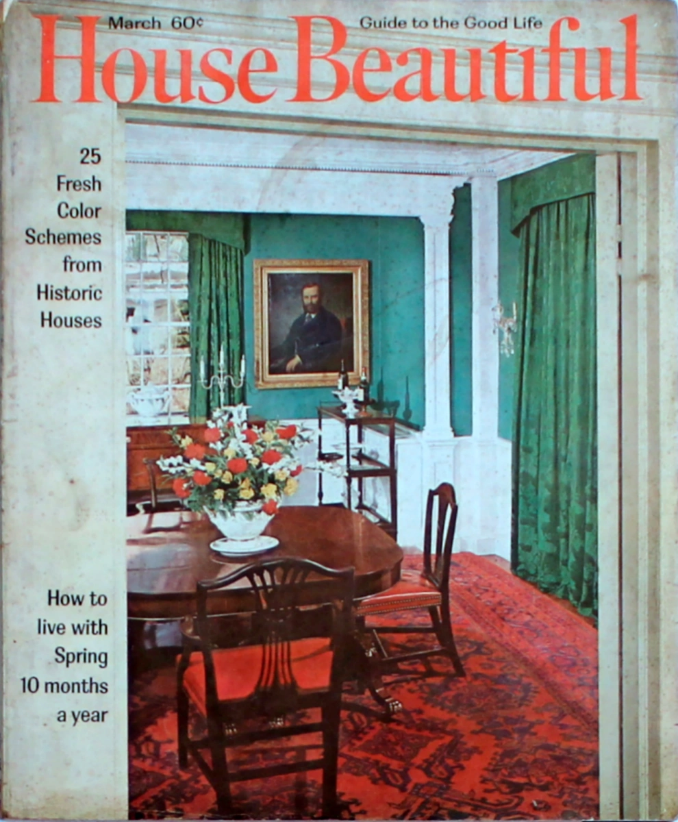 House Beautiful | March 1963 at Wolfgang's