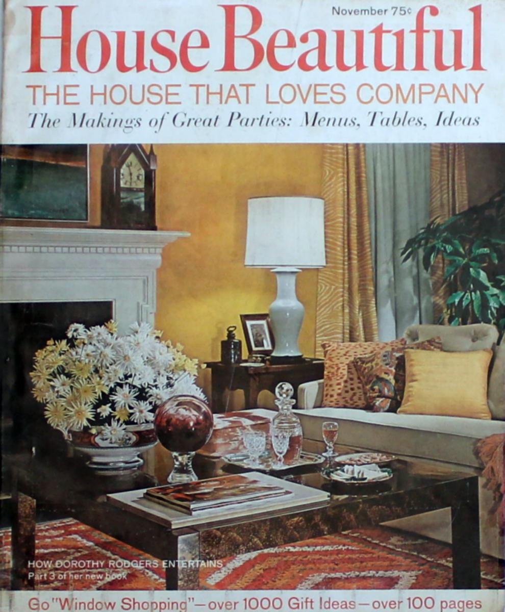 House Beautiful | November 1967 at Wolfgang's