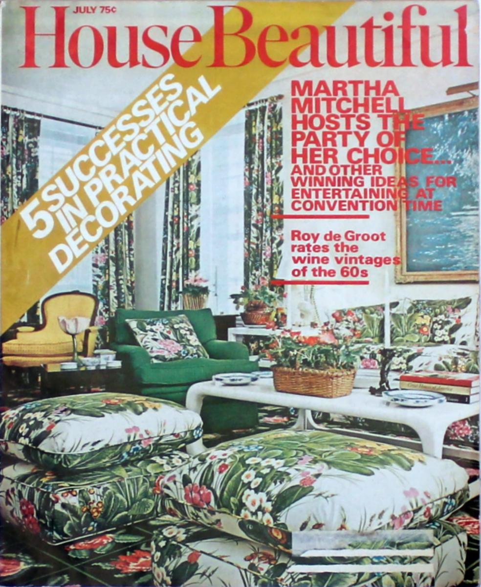 House Beautiful | July 1972 at Wolfgang's