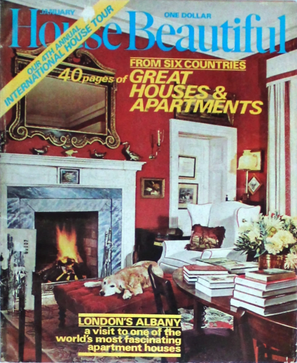 House Beautiful 4th International House Tour | January 1975 at Wolfgang's