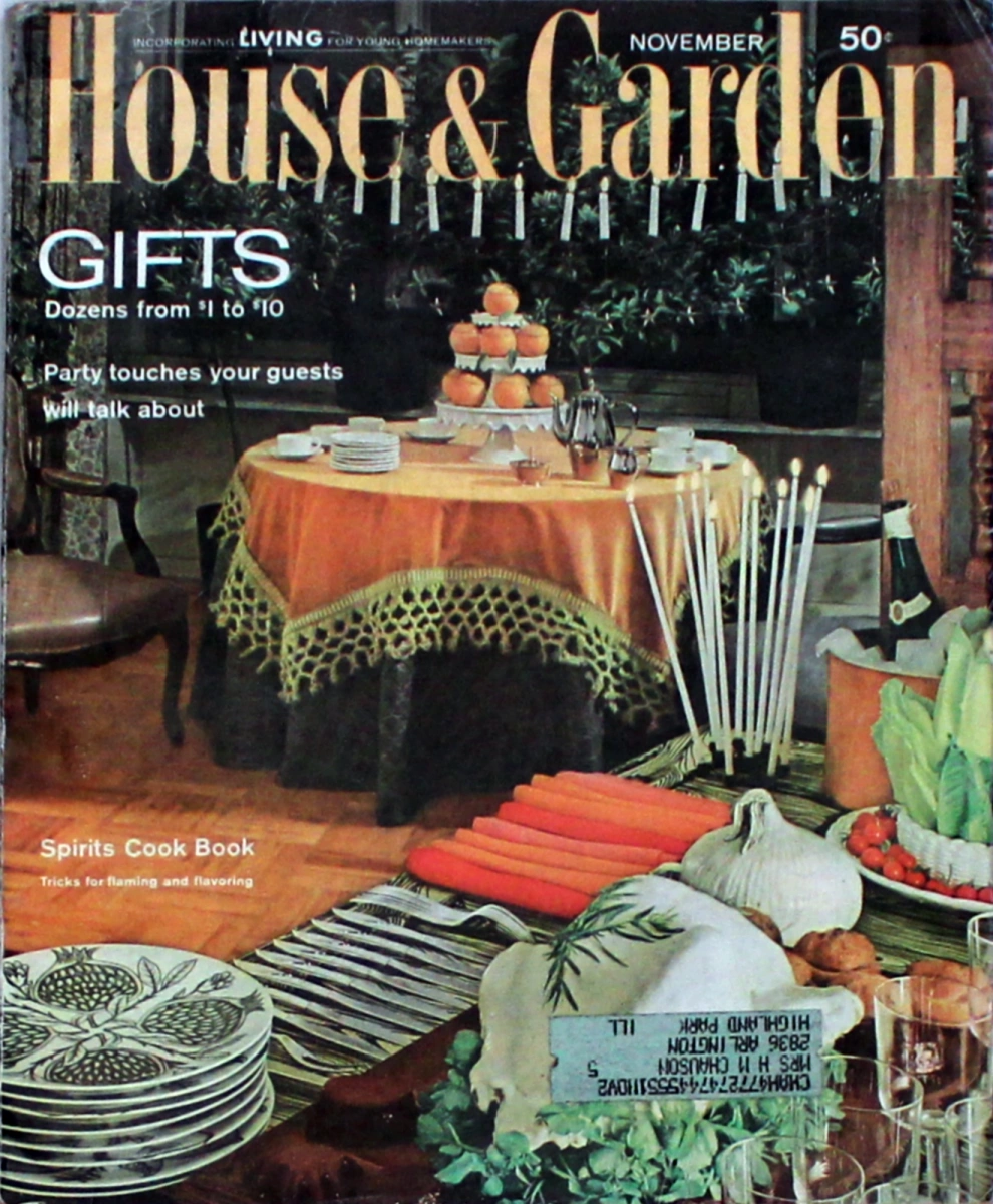 House & Garden | November 1962 at Wolfgang's