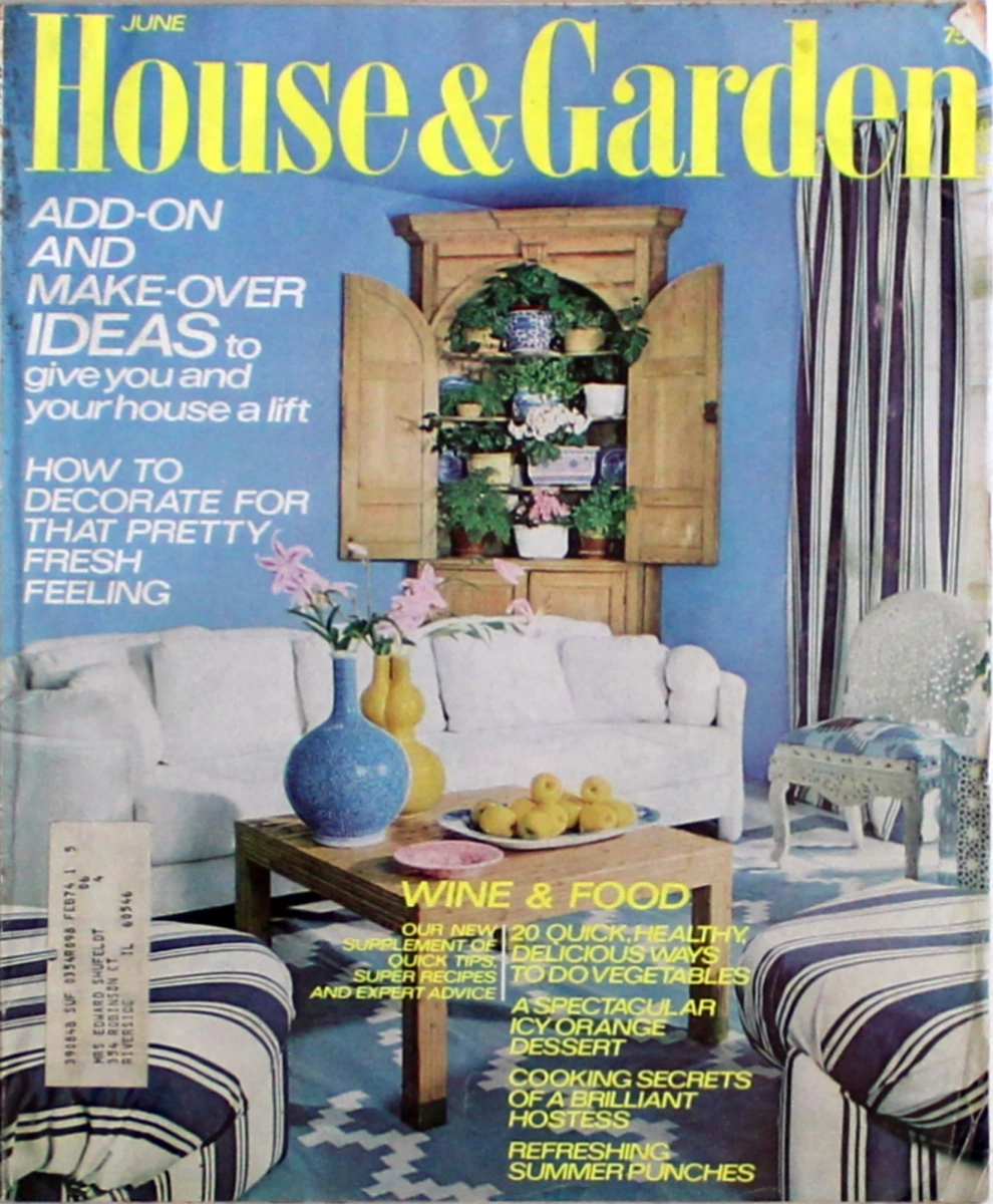 House & Garden | June 1973 at Wolfgang's