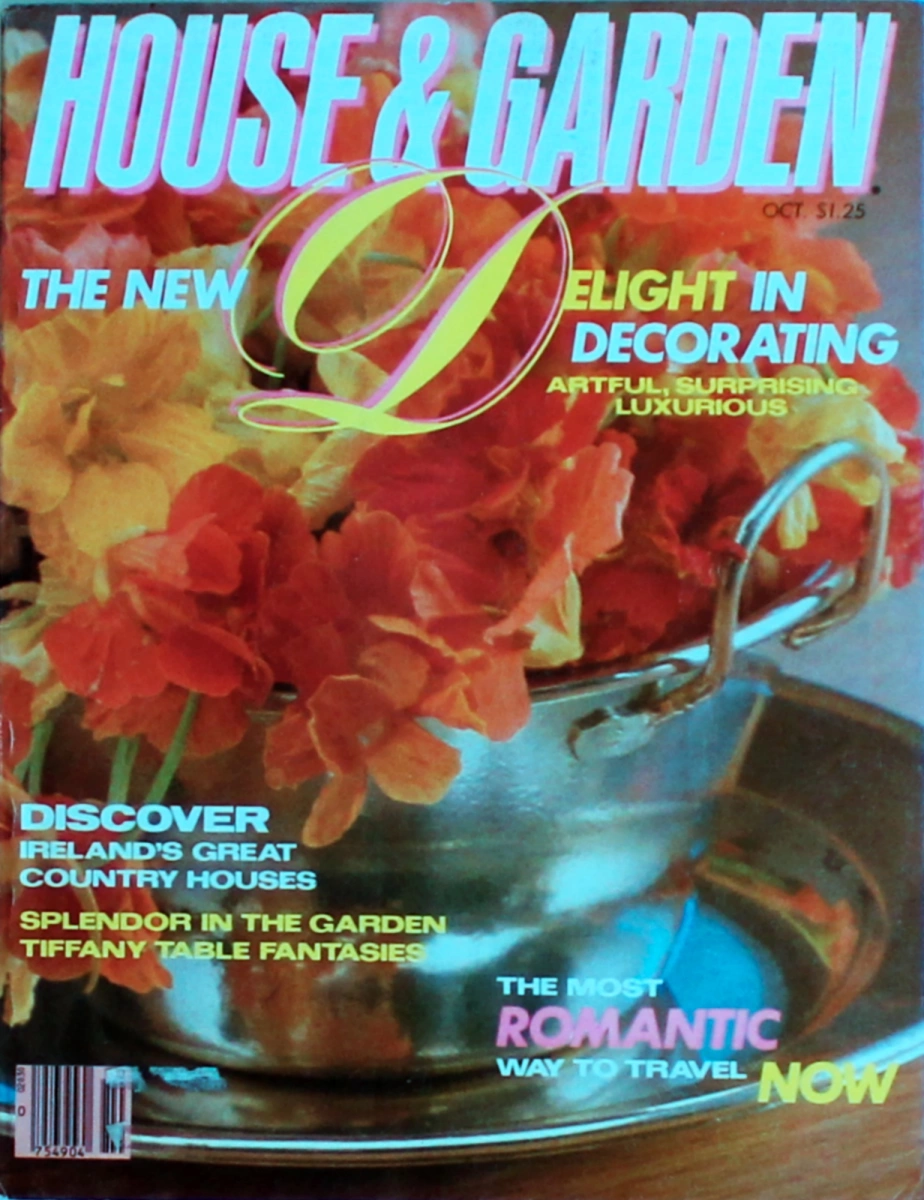 House & Garden The New Delight In Decorating | October 1981 at Wolfgang's