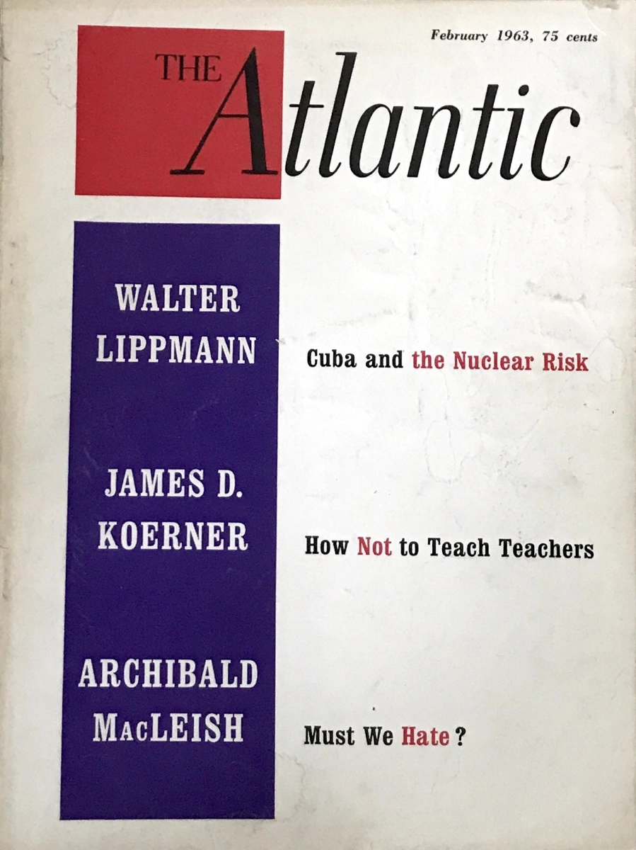 The Atlantic | February 1963 at Wolfgang's