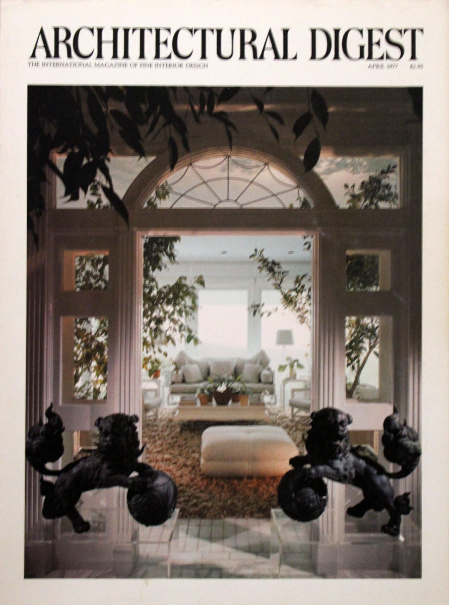 Architectural Digest | April 1977 at Wolfgang's