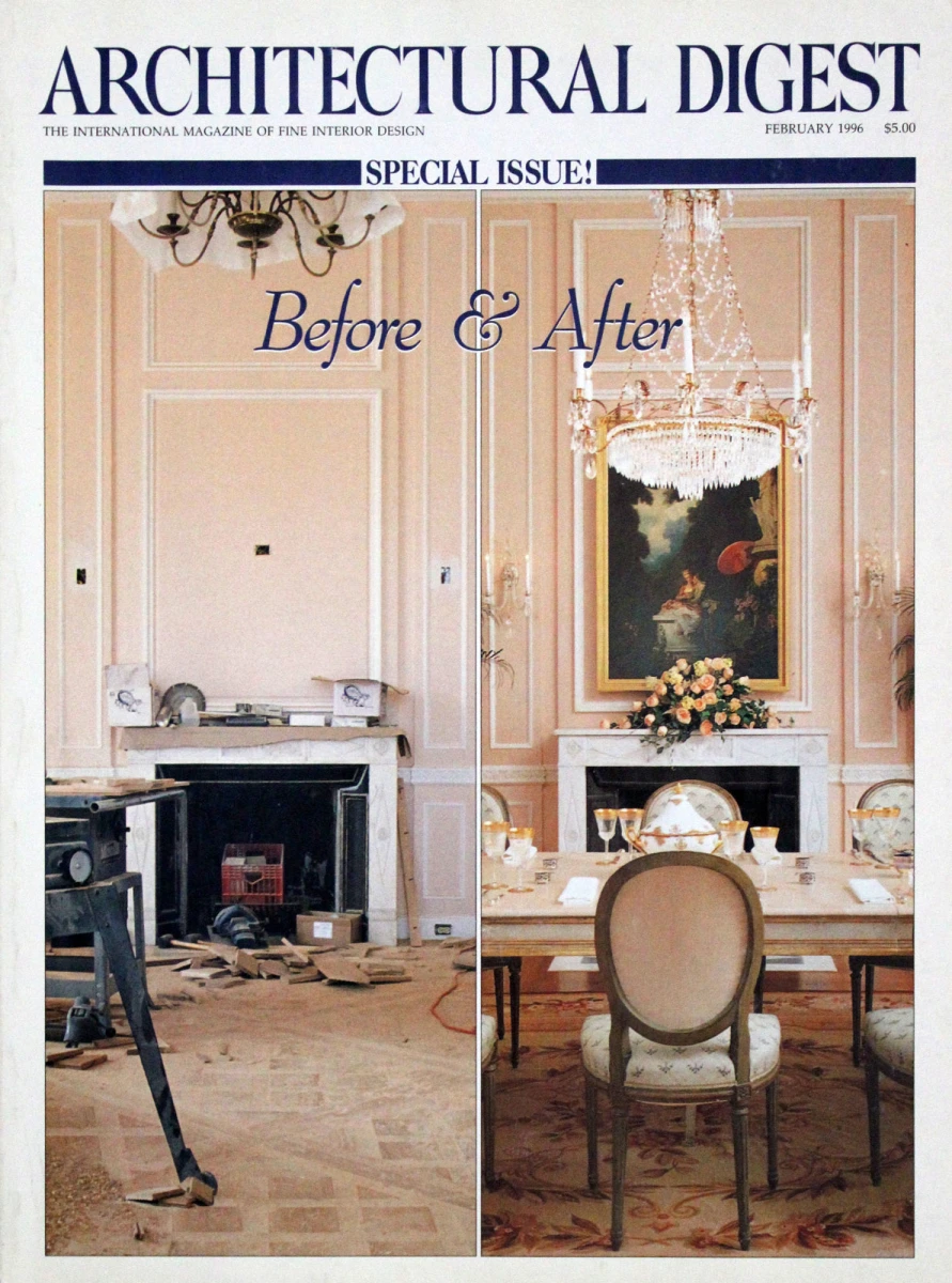 Architectural Digest | February 1996 at Wolfgang's