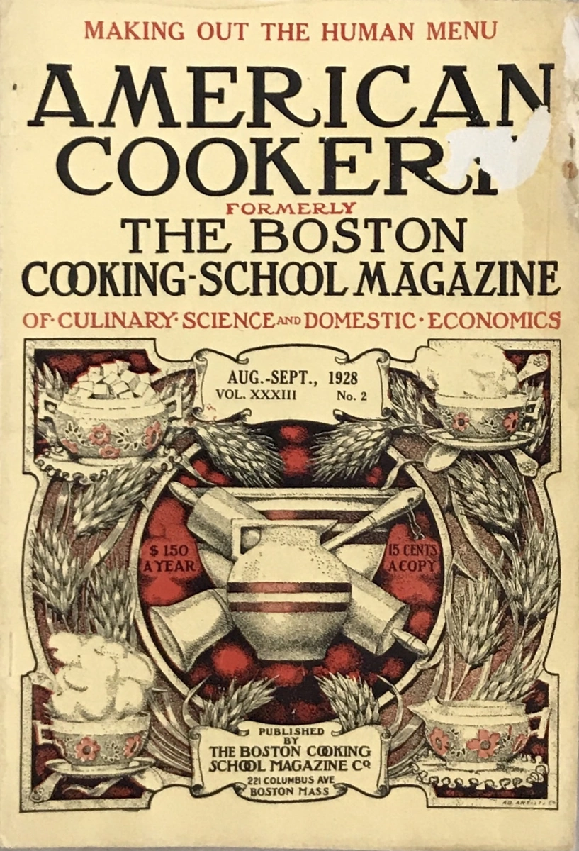 American Cookery | August 1928 at Wolfgang's
