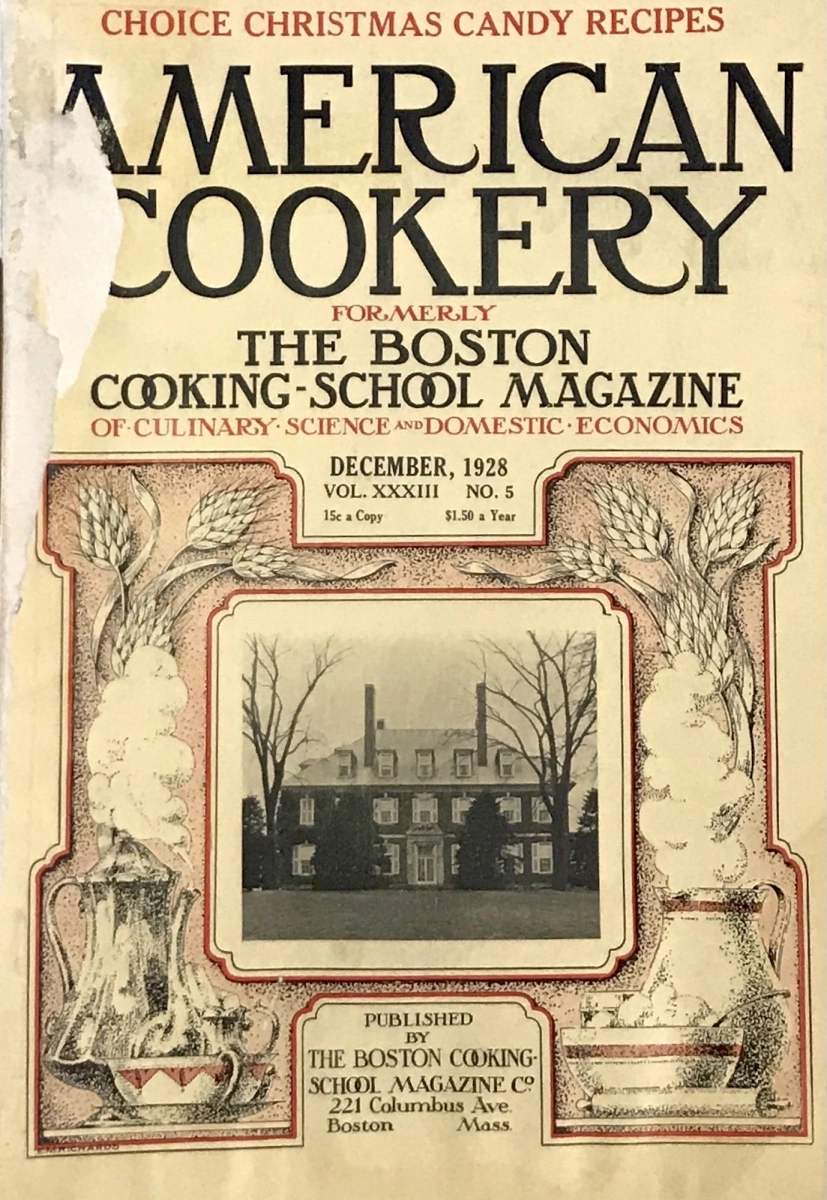 American Cookery | December 1928 at Wolfgang's