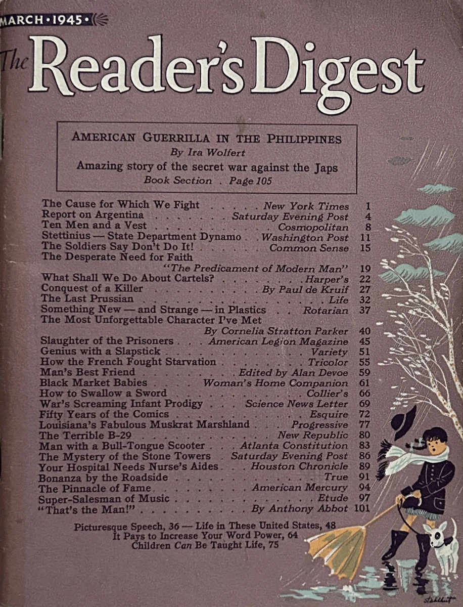 Readers Digest | March 1945 at Wolfgang's