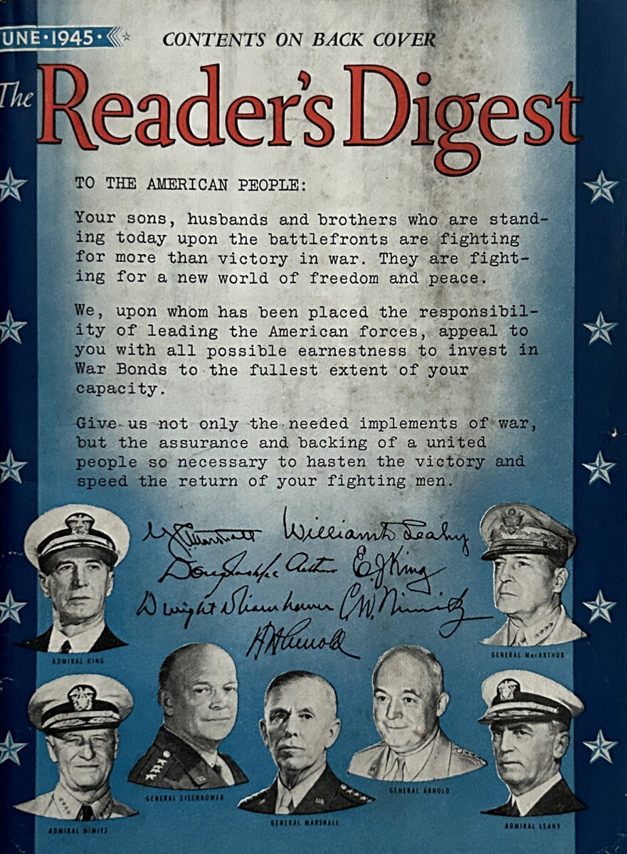 Readers Digest | June 1945 at Wolfgang's