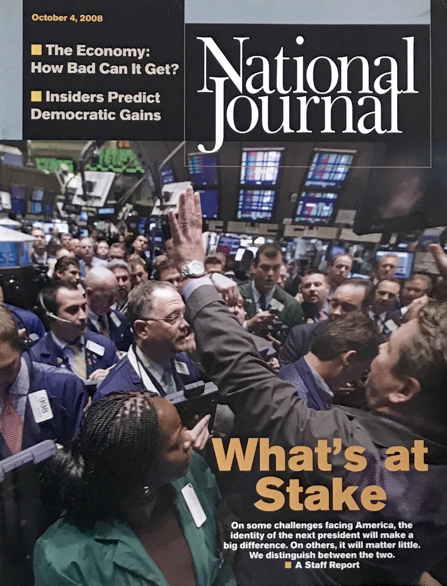 National Journal | October 4, 2008 at Wolfgang's