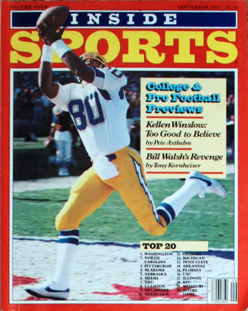 Inside Sports | September 1982 at Wolfgang's