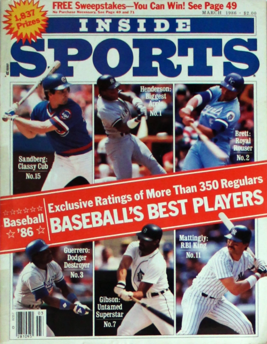 Inside Sports | March 1986 at Wolfgang's