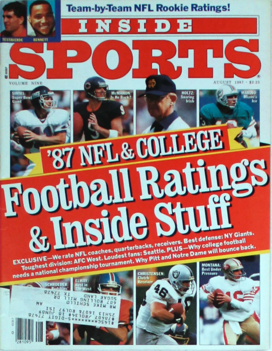 Inside Sports | August 1987 at Wolfgang's