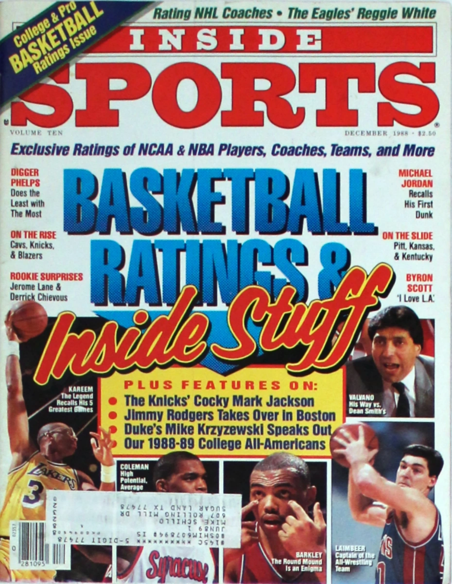 Inside Sports | December 1988 at Wolfgang's