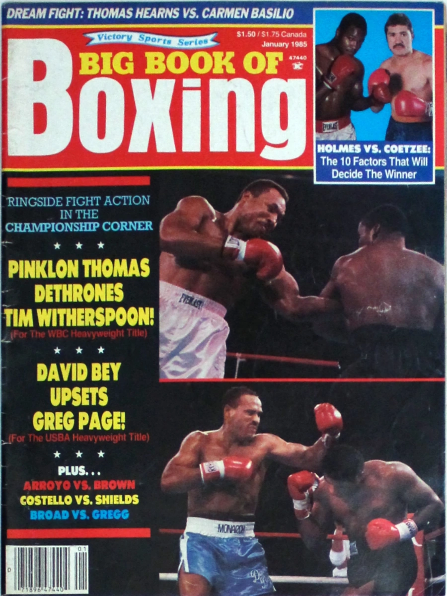 Big Book of Boxing | January 1985 at Wolfgang's
