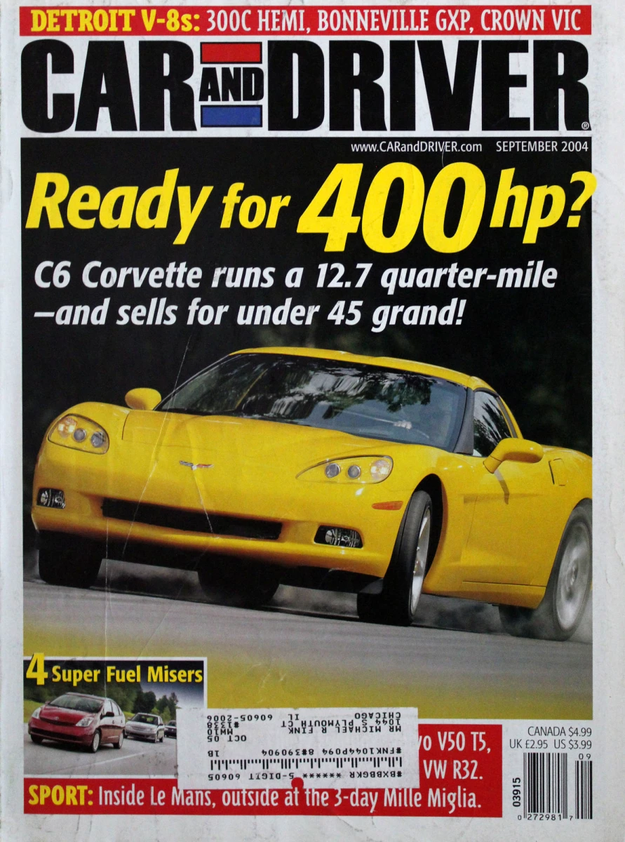 Car and Driver | September 2004 at Wolfgang's