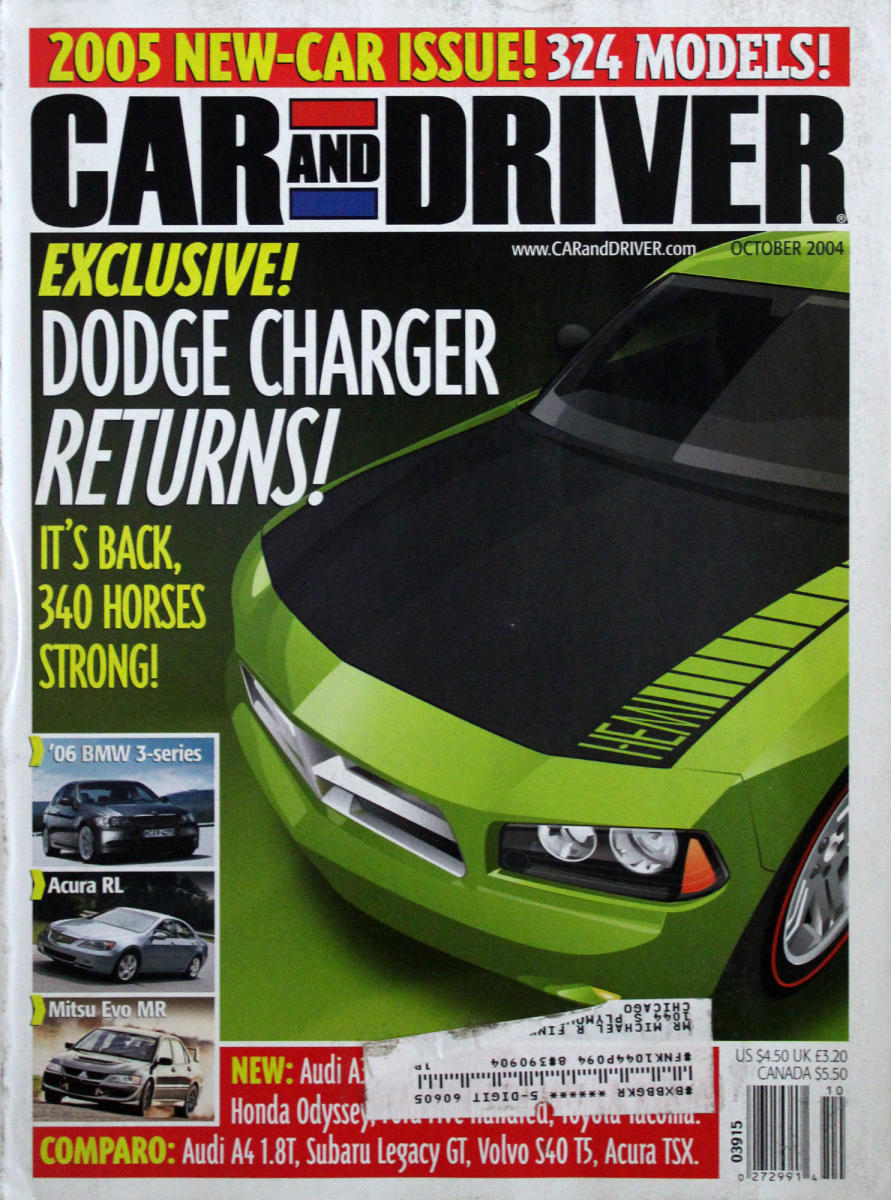 Car and Driver | October 2004 at Wolfgang's