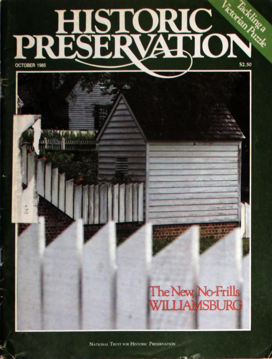 Historic Preservation | October 1985 at Wolfgang's