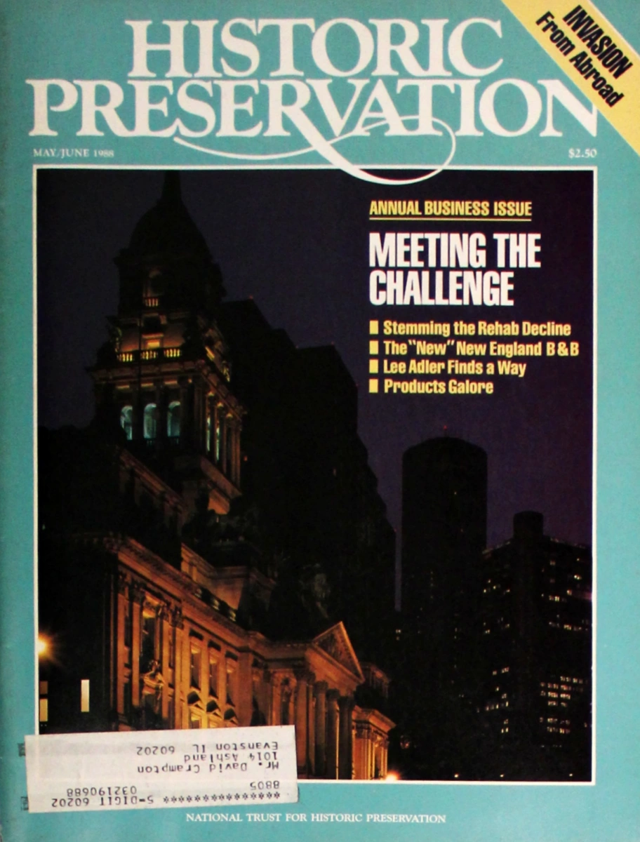 Historic Preservation | May 1988 at Wolfgang's