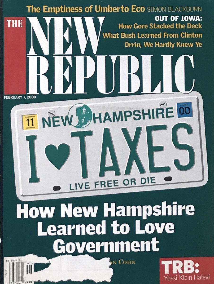 The New Republic | February 7, 2000 at Wolfgang's