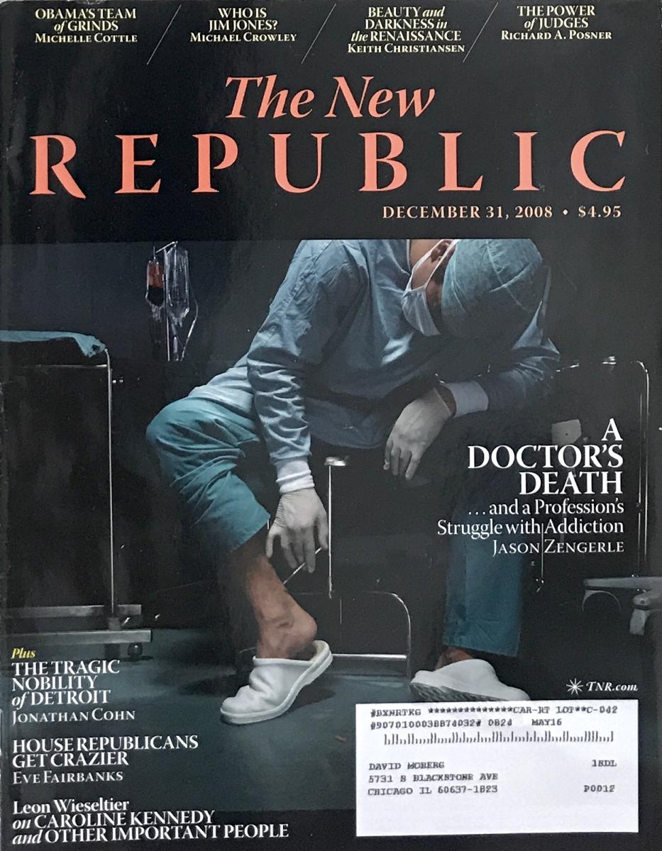 The New Republic | December 31, 2008 at Wolfgang's