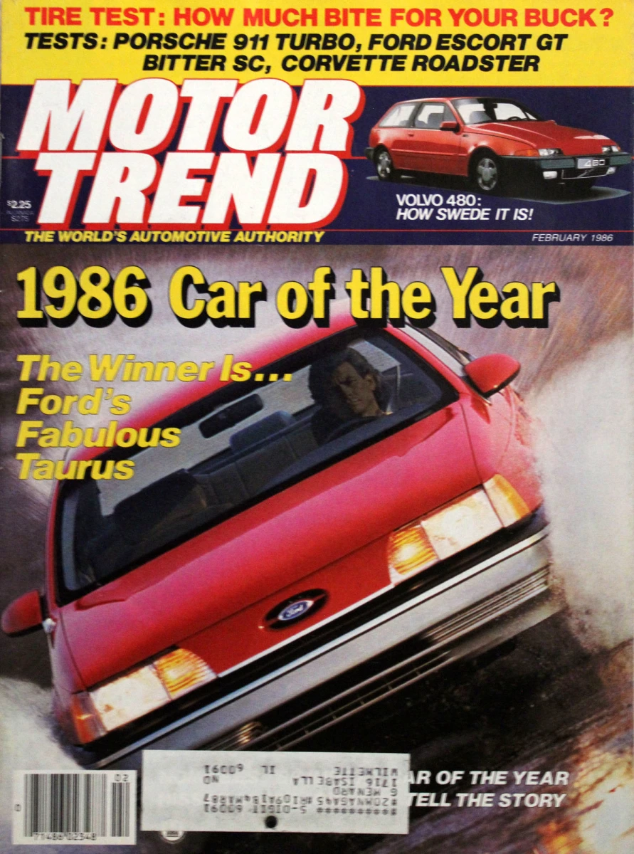 Motor Trend | February 1986 at Wolfgang's