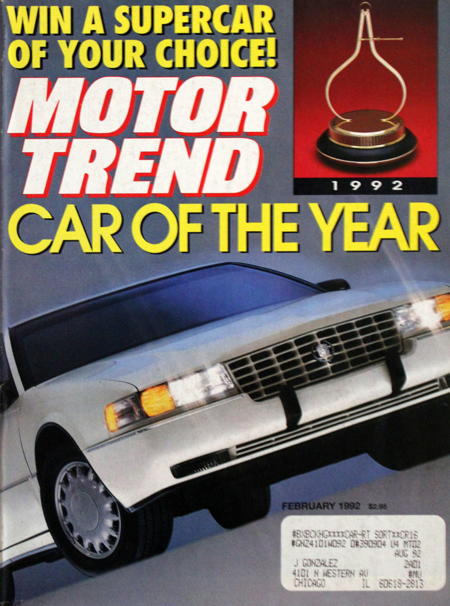 Motor Trend | February 1992 at Wolfgang's